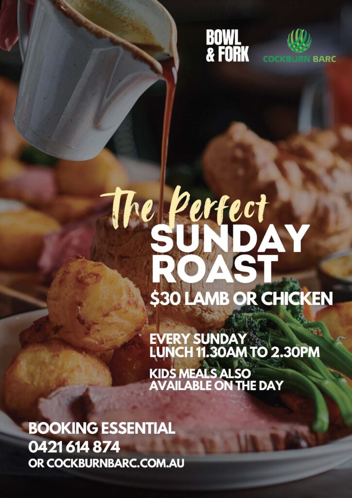 Sunday Roast @ BARC - Cockburn BARC